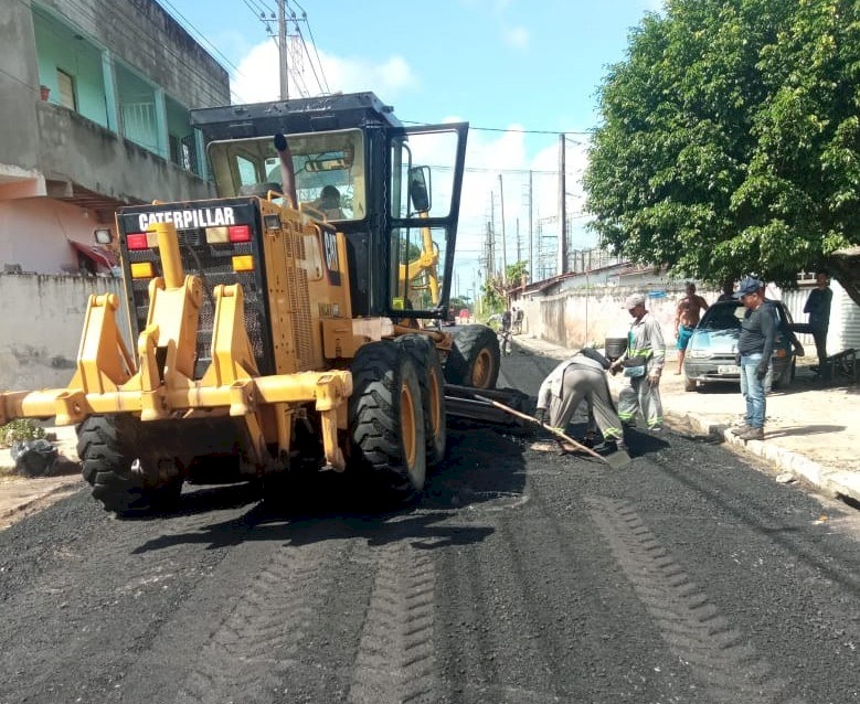 Prefeitura Inicia Obra De Asfaltamento Em Via Que Liga O Bairro Costa E