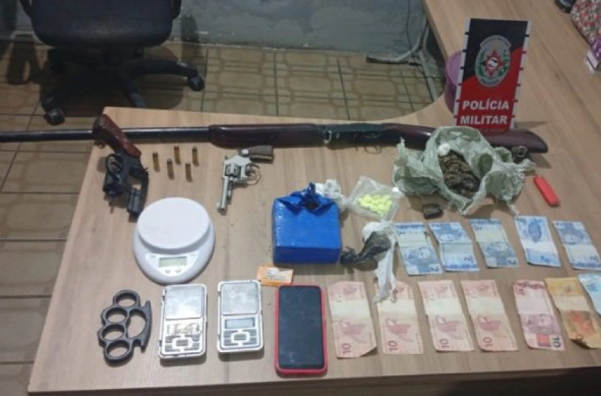 Operação da Polícia Militar apreende armas e drogas na Paraíba ...